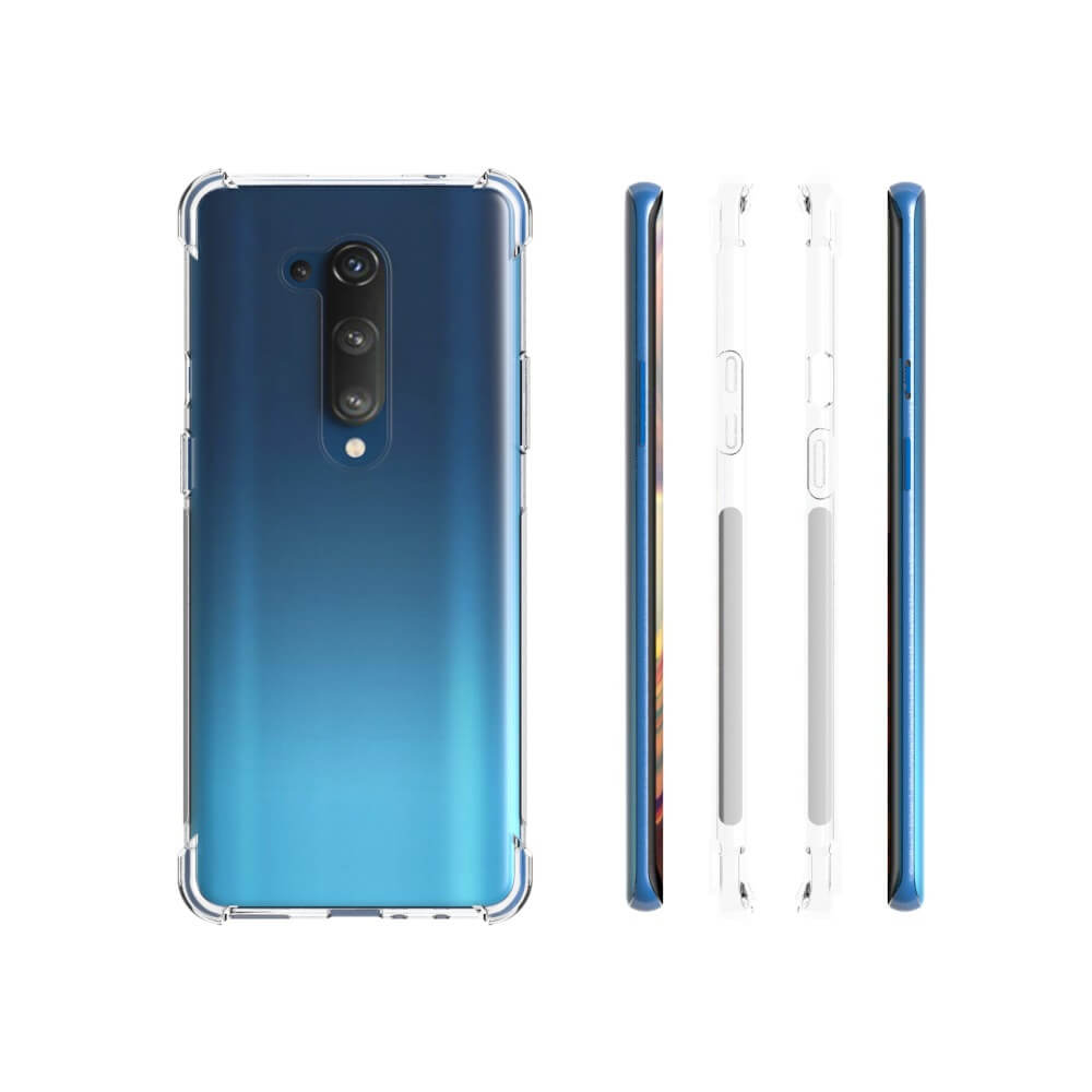 SDTEK Case for OnePlus 8 Pro + 3D Full Glass Screen Protector Clear Gel ...