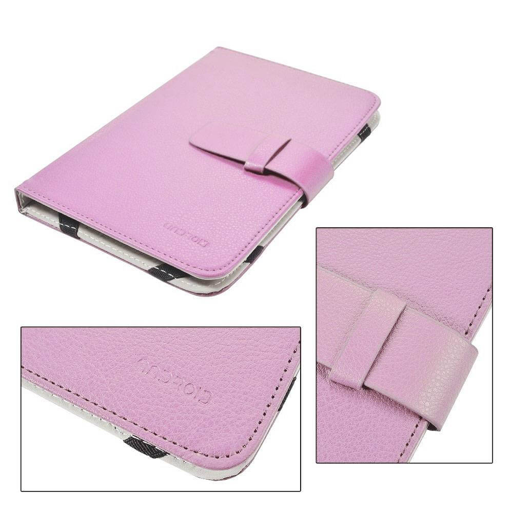 SDTEK Baby Pink Universal 7 inch Tablet PU Leather Protective Case ...