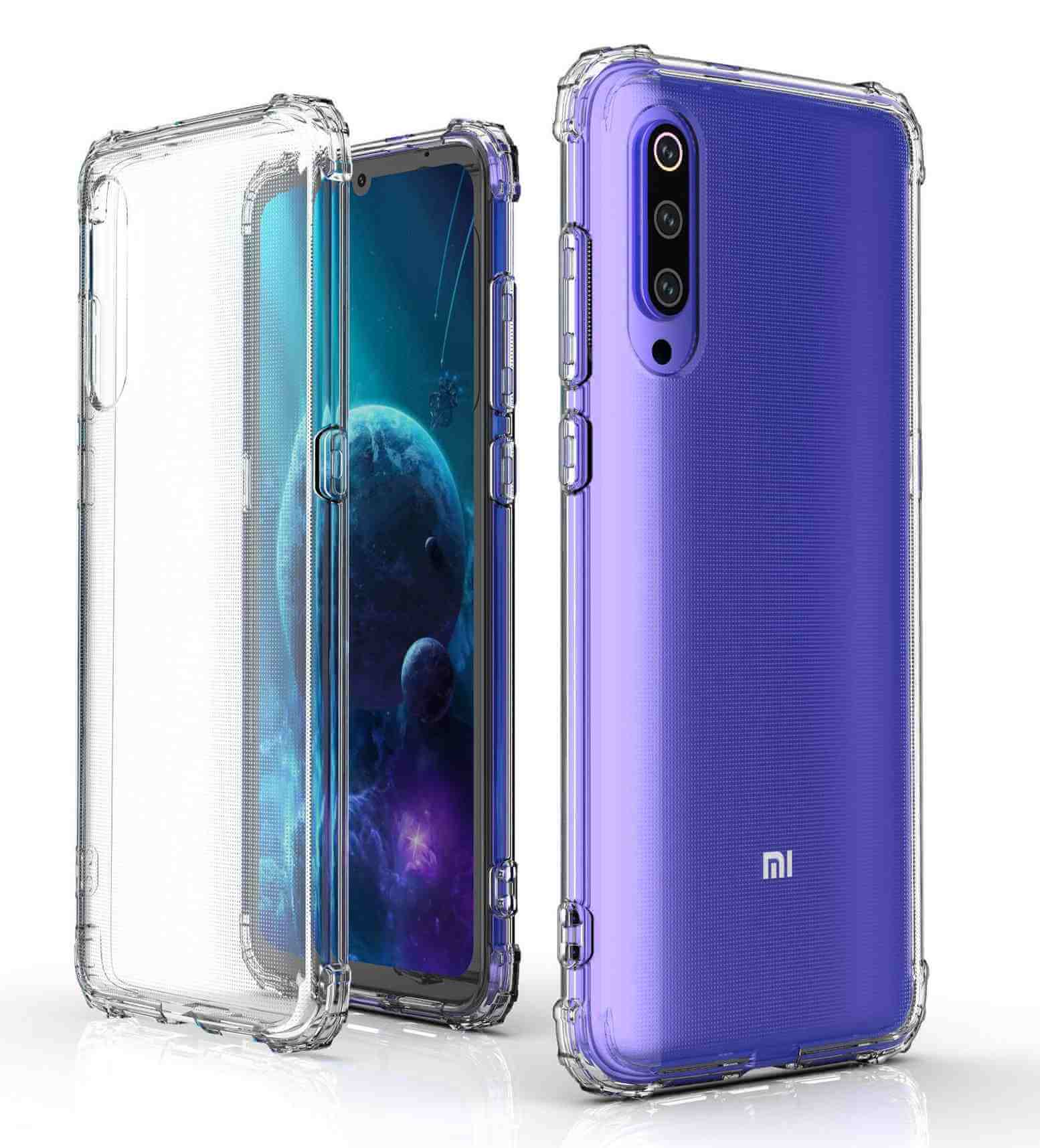 SDTEK Case for Xiaomi Mi 9 Cover Gel Bumper Soft Clear