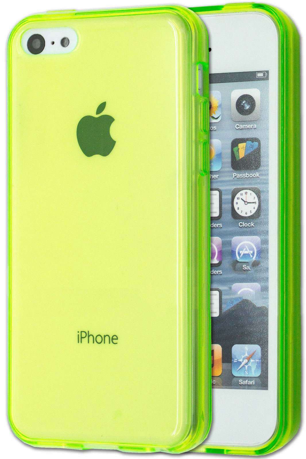SDTEK Gel Case for Green Transparent Soft Gel TPU Silicone Case Cover ...