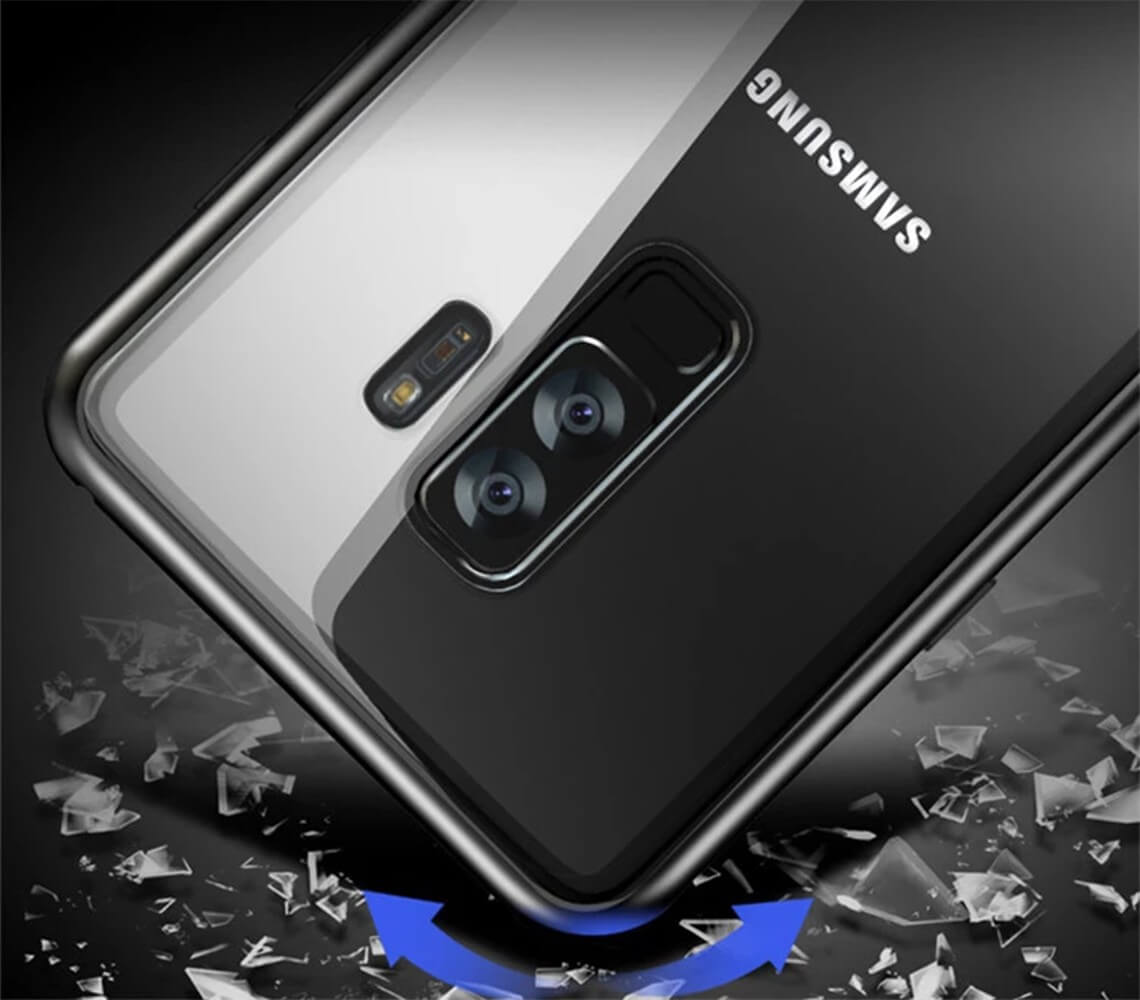 SDTEK 360 Magnetic Case for Samsung Galaxy J4+ Plus Built in Screen ...