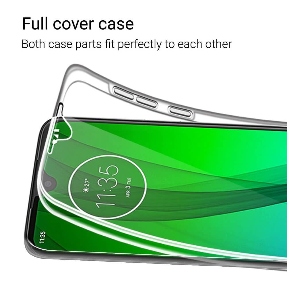 SDTEK Case for Motorola Moto G7 / G7 Plus Full 360 Gel Phone Cover ...