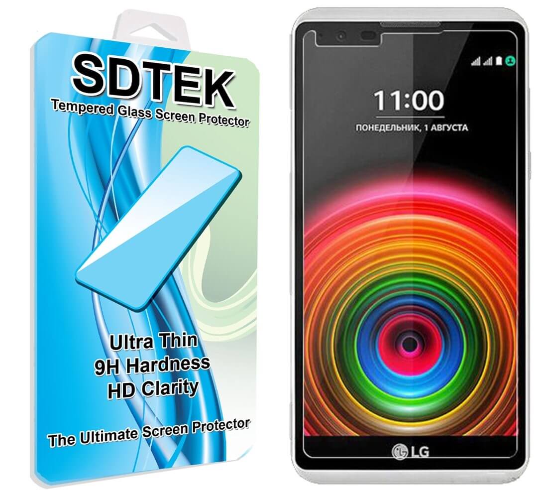SDTEK Tempered Glass Screen Protector for LG X power