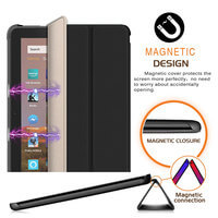 SDTEK Case for Amazon Fire HD 8 / HD 8 Plus (2020) 10th Gen Smart Cover ...